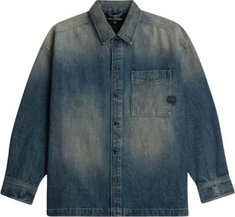 G-Star Homme, Vestes, Bleu, Taille: L Overshirt Coupe Carr&eacute;e