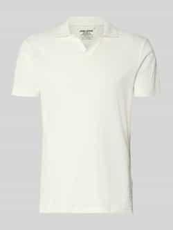 Blend Regular Fit Polo-Shirt mit Strukturmuster Modell Heskild
