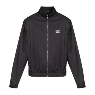 Dolce & Gabbana Homme, Vestes, Noir, Taille: L Logo Jacket