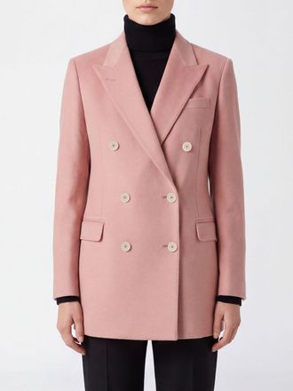 Tagliatore Blazer crois&eacute; en pur cachemire avec revers en pointe