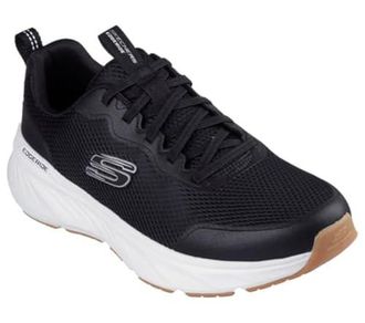 Skechers Homme Edgeride Rekze Basket, Black Mesh/TPU/White Trim, 45.5 EU Large
