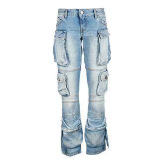 The Attico Baumwoll-Jeans f&uuml;r Stilvolles Aussehen - - Jeans - Damen - Blau - W27