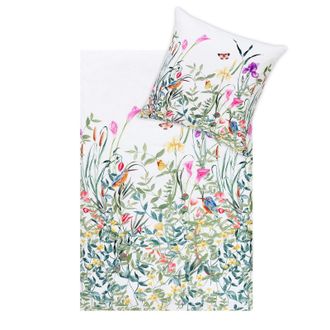 ESTELLA Estella Seersucker Bettw&auml;sche Robina gr&uuml;n 1 Bettbezug 135 x 200 cm + 1 Kissenbezug 80 x 80 cm