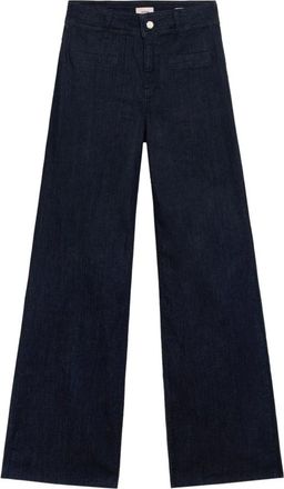 Oltre Femme, Jeans, Bleu, Taille: 48 FR Palazzo Jeans