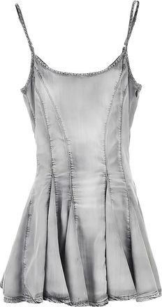 Diesel Femme, Robes, Gris, Taille: 38 FR De-Spoky-Fsi Abito