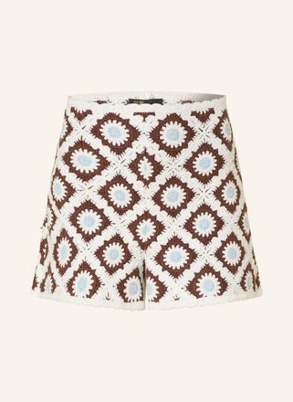 Maje H&auml;kelshorts braun