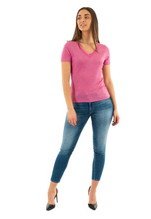 Morgan 212-diwi Damen-T-Shirt, Candy, Gr&ouml;&szlig;e M, L