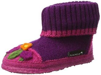 Nanga Pot de Fleurs Pantoufles Plates, Bordeaux, 25 EU