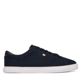 Tommy Hilfiger Sneakers Tommy Hilfiger Th Low Profile Vulc Canvas FW0FW09102 Dunkelblau