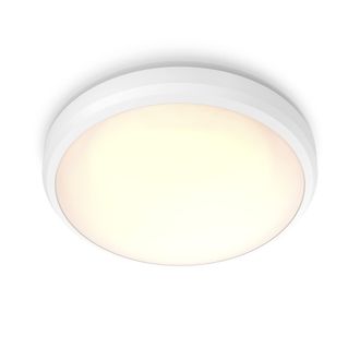 Philips my Garden LED Doris Deckenleuchte Doris, 6W, warmwei&szlig;es Licht 2700K, IP54 Schutzklasse, Wei&szlig;