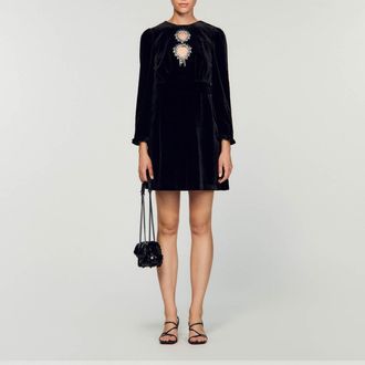 Sandro Kurzes Paillettenkleid