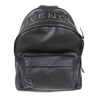 Givenchy Cargo Rucksack aus Leder mit Nieten - - Bags - Herren - Schwarzk - ONE SIZE