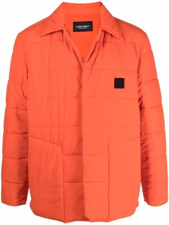 A-Cold-Wall* veste matelass&eacute;e &agrave; patch logo - Orange