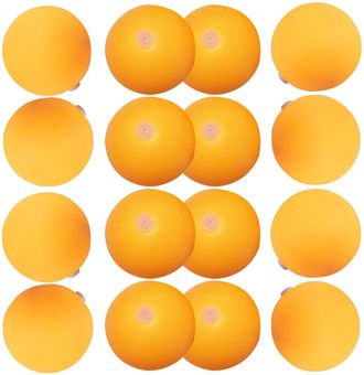 Hemobllo Veemoon Tischtennis &Uuml;bungsb&auml;lle mit Loch 27mm 100 St&uuml;ck Kunststoffb&auml;lle f&uuml;r Tischtennis &Uuml;bungsmaschine Elastische Trainingsb&auml;lle f&uuml;r Freizeit und Wett