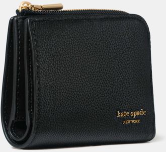 Kate Spade New York Kate Spade Devin Portemonnaie, Klein, Kompakt f&uuml;r Frauen in Schwarz | Leder