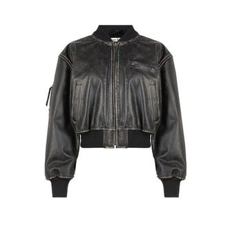 Acne Studios Veste courte en cuir