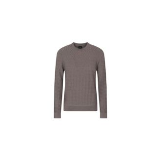 A|X Armani Exchange Wavy Texture Sweater - - Knitwear - Herren - Beige - L