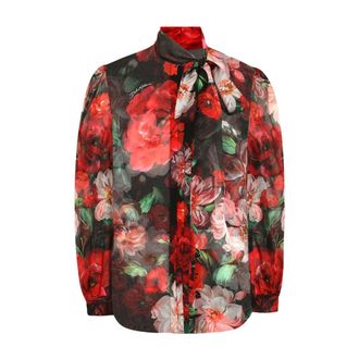 Dolce & Gabbana Stilvolles Shirt mit Einzigartigem Design - - Blouses & Shirts - Damen - Mehrfarbig - L