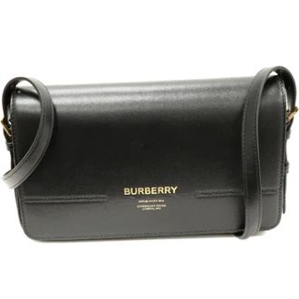 Burberry Pre-owned Leder Schultertasche - - Pre-owned - Damen - Schwarzk - ONE SIZE