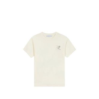 Maison Labiche T-shirt brod&eacute; &agrave; col rond en coton