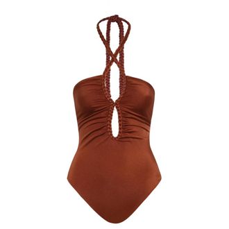 Juan de Dios Saint Tropez Badeanzug - - Swimwear - Damen - Braun - L