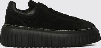 Hogan Plateau-Sneaker H721 aus Leder und Veloursleder mit gepr&auml;gtem H-Logo