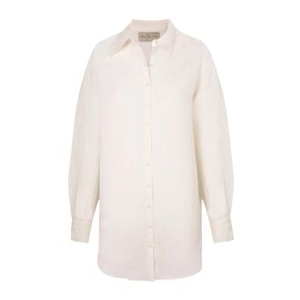 Cortana Marlo- rohes Leinenhemd - - Blouses & Shirts - Damen - Beige - 2XS