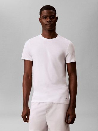 Calvin Klein Underwear T-Shirt S/S CREW NECK 3PK (Packung, 3-tlg., 3er-Pack) mit Logostickerei