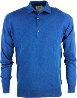 John Smedley Poloshirt - Hellblau