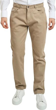 Yes-Zee YES Zee, Homme, Pantalons, Beige, Taille: W40 Pantalon en coton 5 poches