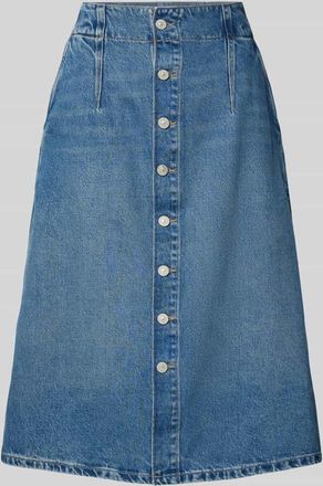 Polo Ralph Lauren Jeansrock mit durchgehender Knopfleiste