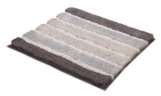 Kleine Wolke Badteppich Phoenix, 60x 60 cm, Silbergrau