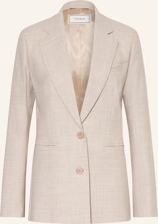 PESERICO Peserico Blazer Mit Glitzergarn Und Schmucksteinen beige