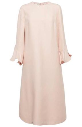 Valentino Garavani Valentino Pink Ruffle Sleeve Swing Dress Size M