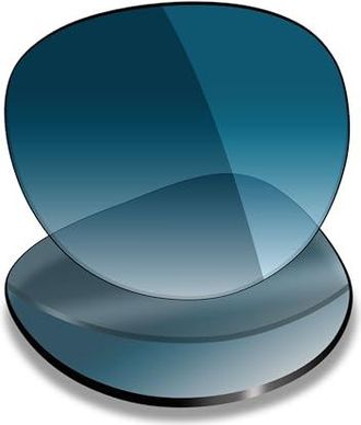 MRY Lentilles de rechange pour Ray-Ban Meta Headliner RW4009 50 mm - Options, Non polaris&eacute; - Teinte bleue d&eacute;grad&eacute;e, Taille unique