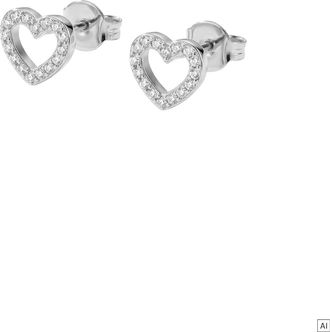 Purelei Hearts Of Love Ohrringe mit Zirkonia Steinen