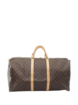Louis Vuitton sac boston monogramm&eacute; Keepall 55 (2003) - Marron