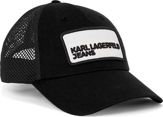 Karl Lagerfeld Karl Lagerfeld Jeans, Herren, Colour Blocked Trucker Cap, Schwarz, One Size