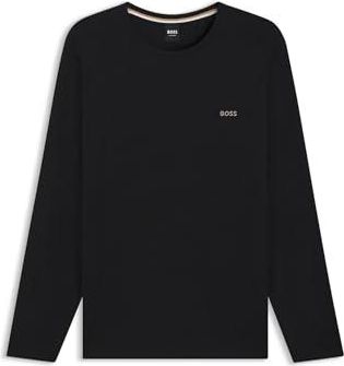BOSS Hommes Mix&Match LS-Shirt R Top &agrave; Manches Longues en Coton Stretch &agrave; Logo brod&eacute;