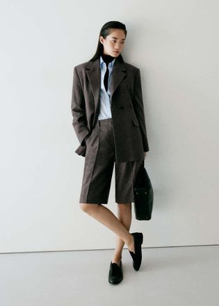 Mango TROUSERS VENEZIA marron moyen - Femme - 32 - MANGO