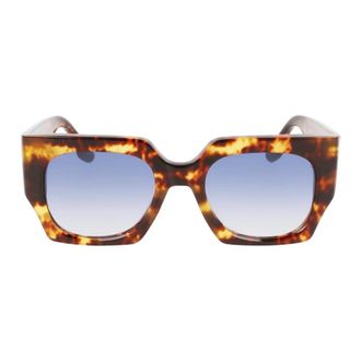 Victoria Beckham Quadratische Acetat-Sonnenbrille - - Accessories - Damen - Braun - ONE SIZE