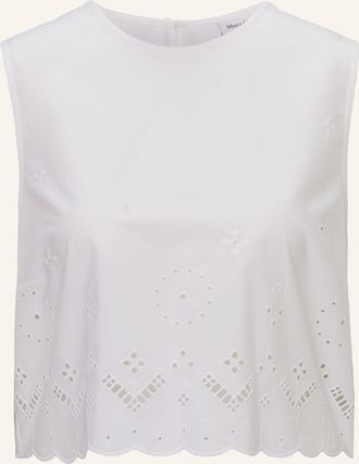 Marc O'Polo Denim Marc Opolo Denim Spitzentop weiss