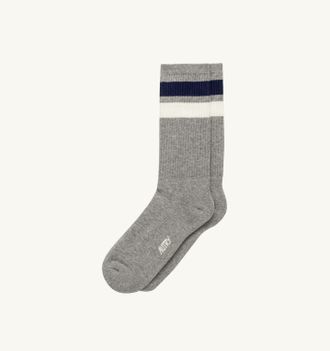 Autry CHAUSSETTES JACQUARD AVEC LOGO A RAYURES UNISEX