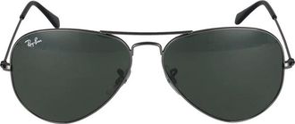 Ray-Ban unisex, Accessoires, Gris, Taille: 58 MM Aviator Classic Lunettes de soleil