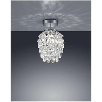 Trio Petit Plafonnier D&eacute;coratif Petty Grape Gems Chrome &Oslash;20 cm Lighting