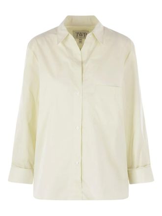 TWP Next Morning Oversized-Hemd - Gr&uuml;n