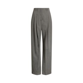 Alberta Ferretti Weit geschnittene Anzughose - - Trousers - Damen - Grau - S