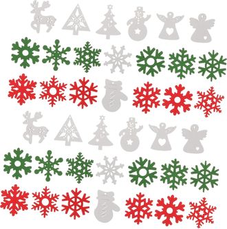 Amosfun 100stücke Hölzerne Schneeflocken Unfertige DIY-winterschneeflocken-Dekorationen Für Bastelarbeiten Hängende Weihnachtsdekorationen Und Weihnachtsproje