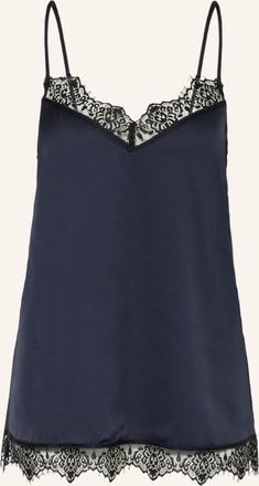 Simone P&eacute;r&egrave;le Simone P&eacute;r&egrave;le Schlaftop Satin Secrets Aus Satin blau