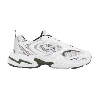 Lacoste Wei&szlig;e Textil Sports Sneakers Frauen - - Shoes - Damen - Wei&szlig; - 40 EU